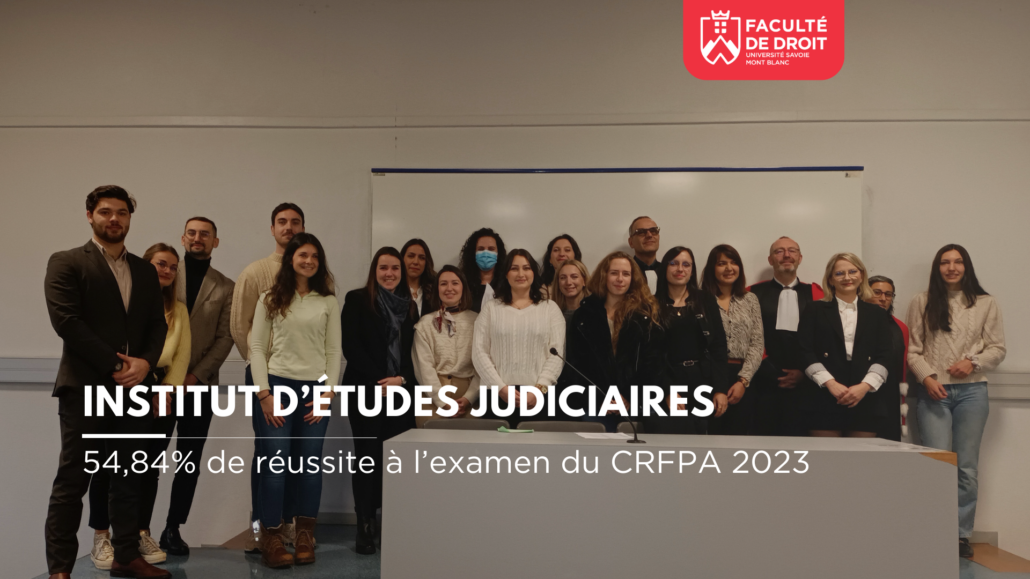 INSTITUT D’ÉTUDES JUDICIAIRES - RÉSULTATS ET ADMISSION | Faculté de ...