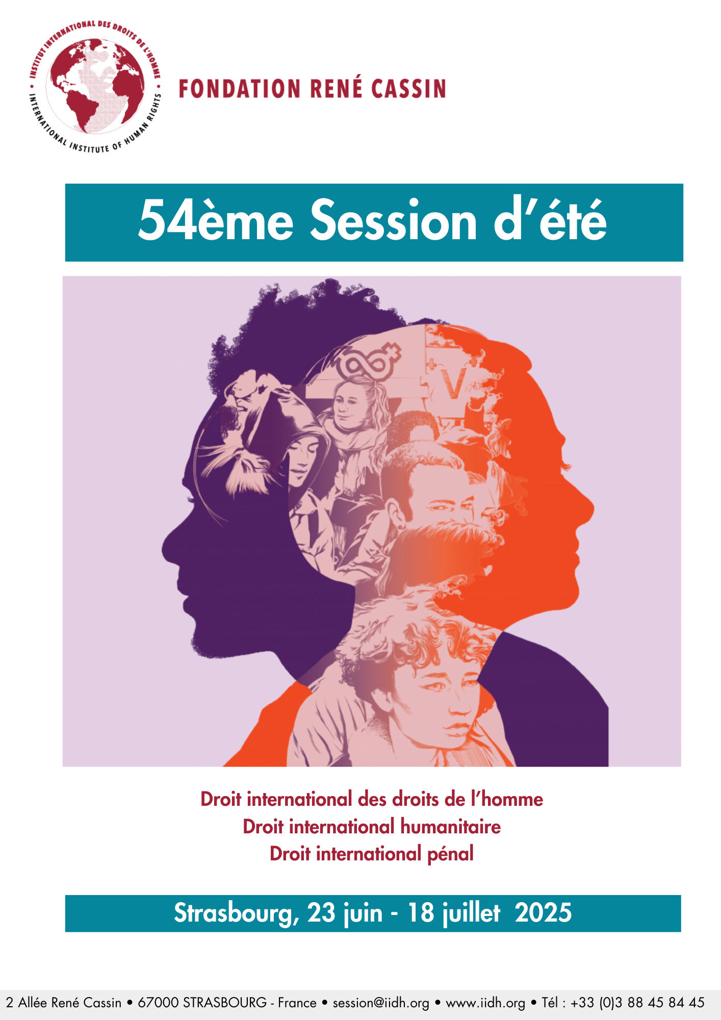 54e Session d'été de la Fondation René Cassin | Faculté de droit de l'USMB