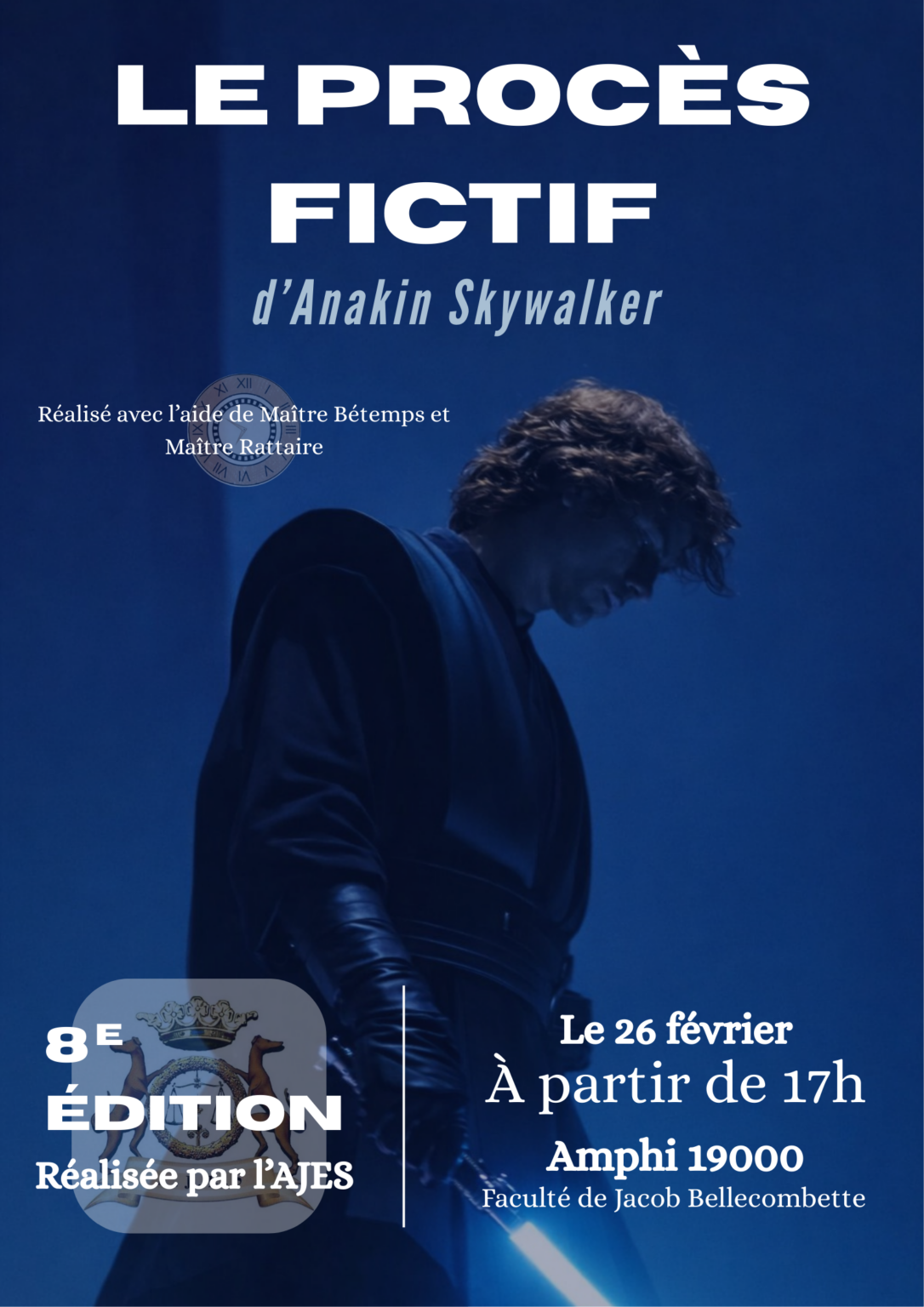 Affiche procès fictif | Faculté de droit de l'USMB
